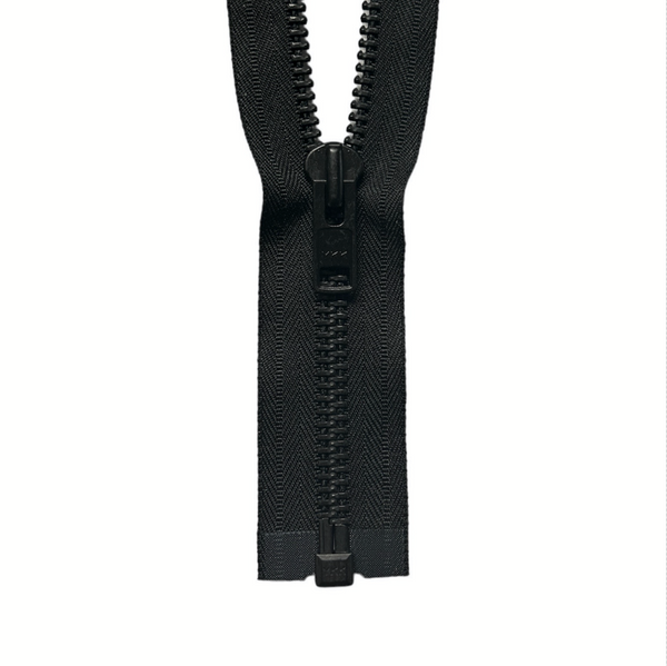 YKK #10 Black Oxide One-Way Open End Zippers - Black – Sewing Supply Depot