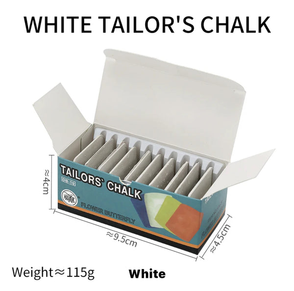 Flower Butterfly Tailors Chalk - Square - White (10 pieces) – Sewing ...