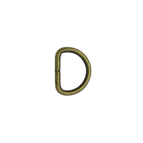 5/8" D-Ring - Antique Brass – Sewing Supply Depot