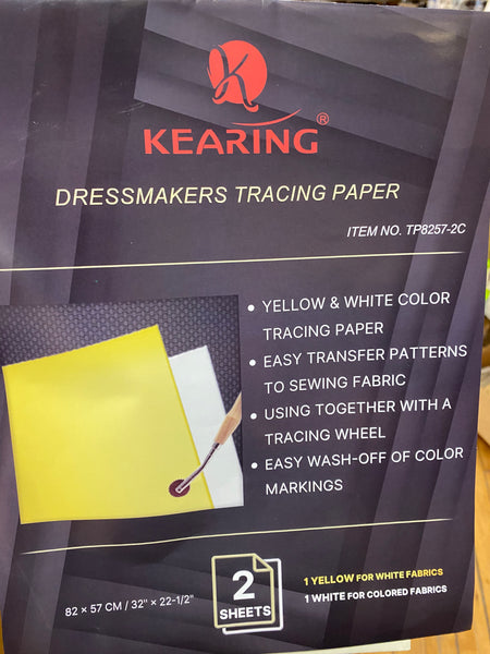 Dressmaker's Tracing Paper 32" x 22.5" (Two Sheets) – Sewing Supply Depot