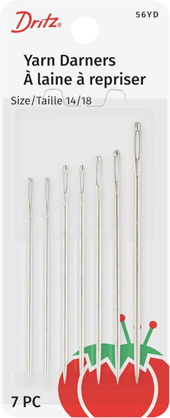 Dritz Yarn Darners Needles 7pcs - Size 14/18 – Sewing Supply Depot