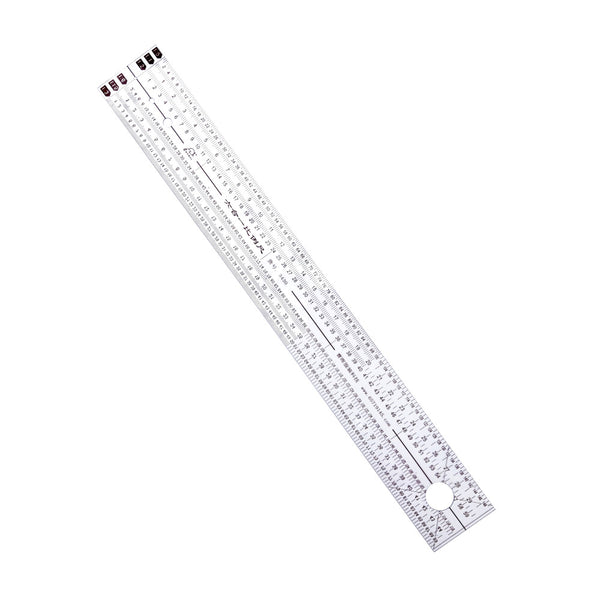 Transparent 6-in-1 Conversion Scale Ruler – Sewing Supply Depot